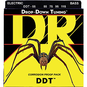 DR Strings DDT Bass Guitar Strings (DDT-55)