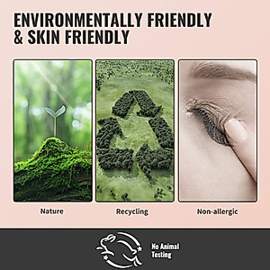 12PCS Erinde White Eyeliner Pencil, Soft Highlighter Gel Eyeliner Pencil, Eye Liner Pen, Professional Eye Bighten Eyeshadow Waterproof Matte Hypoallergenic, Easy to Colour, Skin Marker Pen