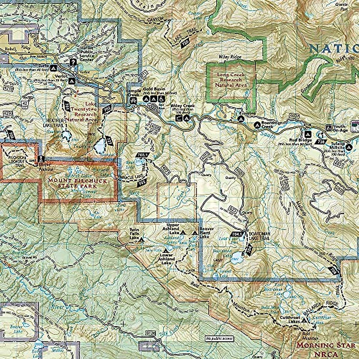 Mount Baker and Boulder River Wilderness Areas Map [Mt. Baker-Snoqualmie National Forest] (National Geographic Trails Illustrated Map, 826)