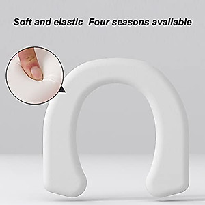 Kids Potty Training Seat with Step Stool Ladder, Foldable Toilet Training Seats Prevent Slipping Baby Toilet Potty Seat (Pink)