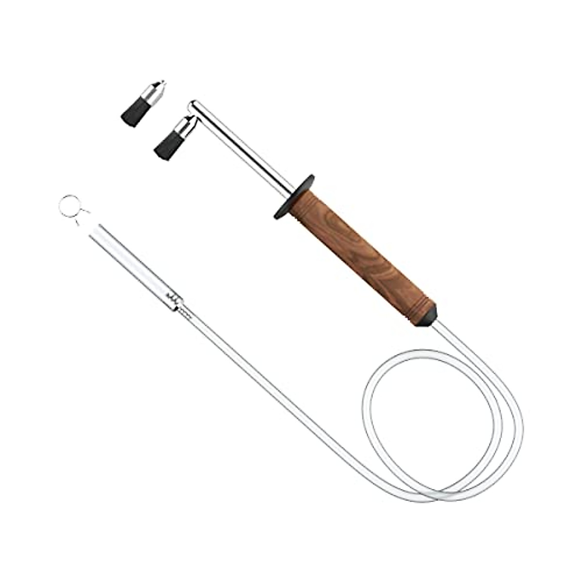 Coffee brush Anti-scalding handle Espresso Machine Cleaning Brush High-Pressure Steam Brush For Searchpean Coffee Maker Espresso Brush Tools Accessories For Baristas (Two brush heads)