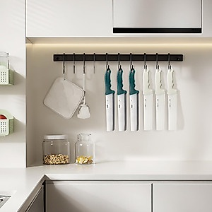 Plys Vegetable Knife 8-inch Lettuce Knife Sharp Watermelon Knife and Fruit Cutting Knife High Carbon Stainless Steel Produce Knife Ergonomic Handle for Home Kitchen and Restaurant- Dark green