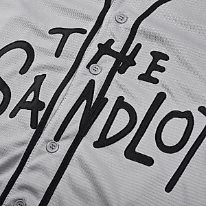 Alikatuna 90s Outfit for Men Women,Sandlot Jersey Rodriguez 30 Squints 5 Yeah-Yeah 11 Short Sleeve Baseball Jersey