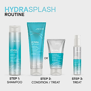 Joico HydraSplash Hydrating Shampoo | For Fine, Medium, Dry Hair | Replenish Moisture | Add Hydration & Softness | With Sea Kelp & Coconut Water | 10.1 Fl Oz