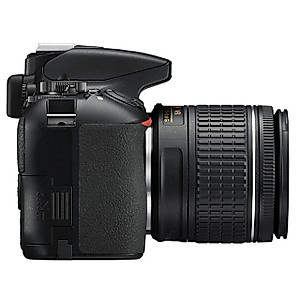 Nikon D3500 DSLR Camera Kit with 18-55mm VR Lens+ 64GB Memory + Back Pack Case + Tripod, Lenses, Filters, & More (28pc Bundle) (Renewed)