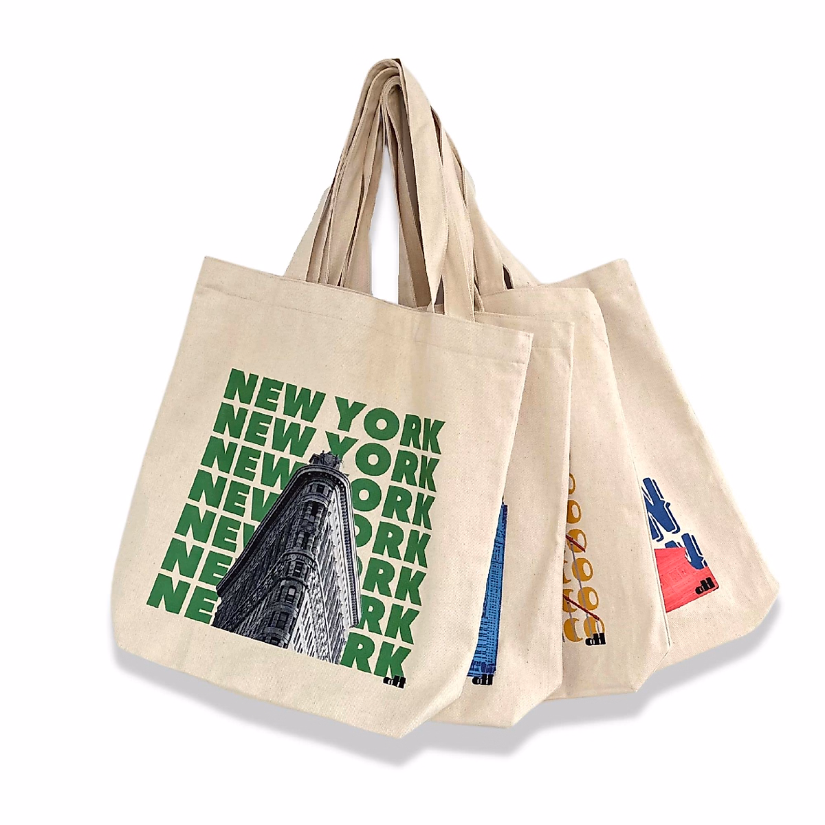 ODD Story Canvas Tote Bag for Women, Shoulder Laptop Bag for Work, Aesthetic Tote Bag for Everyday, Reusable Shopping Bag