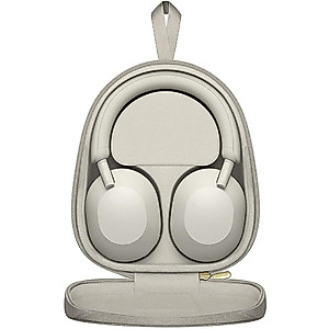 Sony WH1000XM5/S Wireless Industry Leading Noise Canceling Headphones Silver (Renewed) Bundle with 2 YR CPS Enhanced Protection Pack
