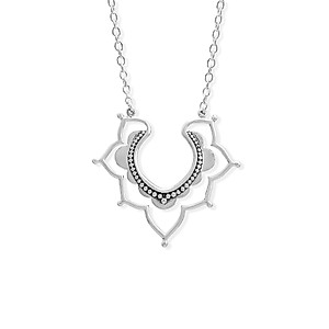 Boma Jewelry Sterling Silver Bohemian Filigree Pendant Necklace, 20 Inches