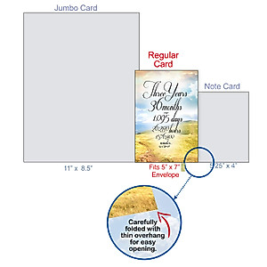 NobleWorks - 50th Funny Birthday Greeting Card (8.5 x 11 Inch) - 50 Years Old, Big Milestone Birthday Humor Card from Group - See You Soon 50 J9065MBG