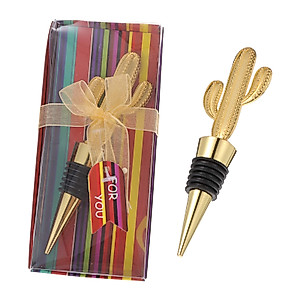 SOIMISS 2pcs Cactus Wine Stopper Champagne Stopper Gift Souvenirs Fancy Plant Wine Bottle Stopper for Bar Restsurant Home Wedding Christmas Party