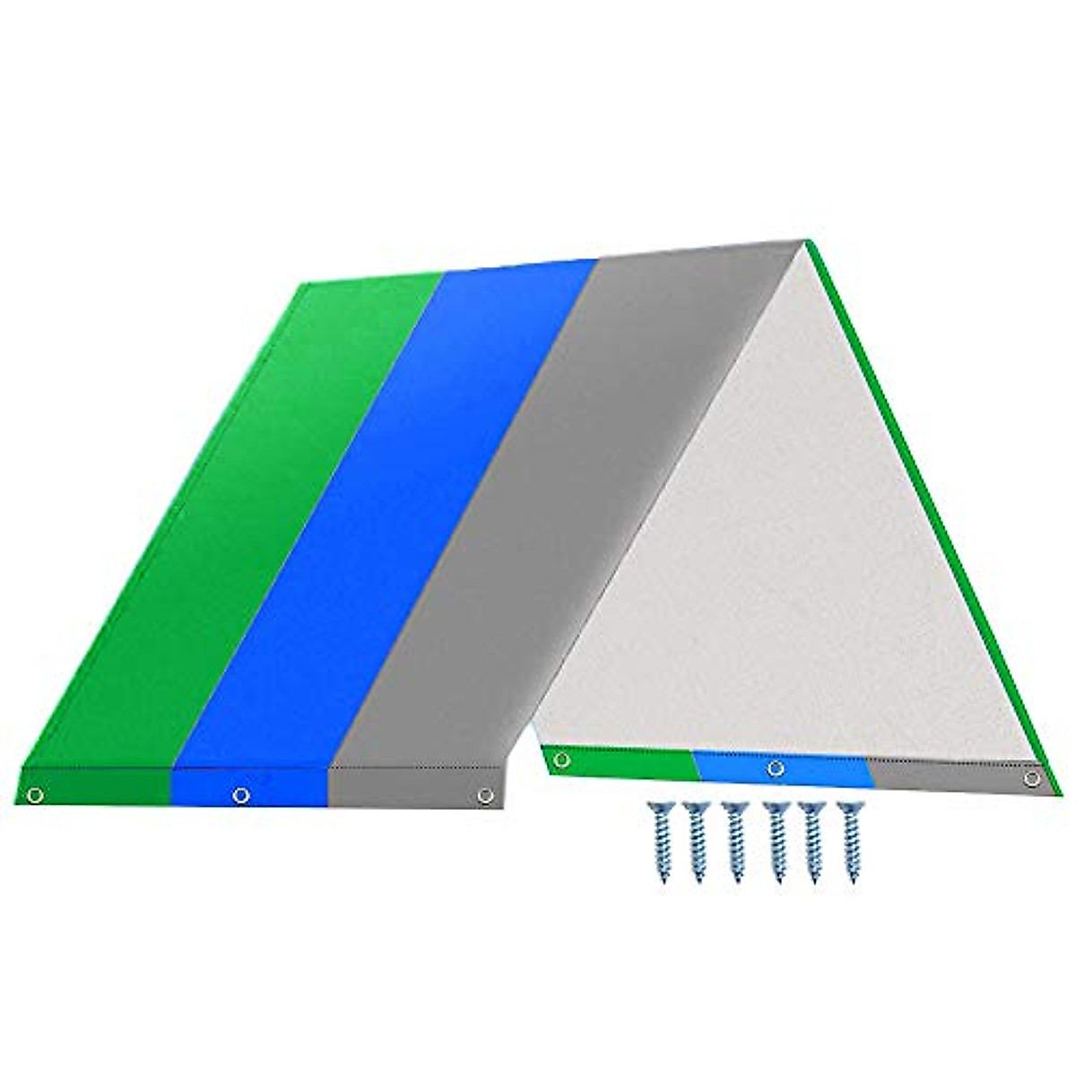 RM Swing Set Replacement Tarp, 52" x 89" Waterproof Kids Playground Roof Canopy Cover, Outdoor Swingset Slide Sun Shade Proof Tarp Replacement Cover