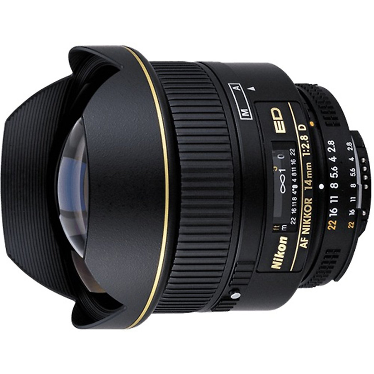 Nikon AF FX NIKKOR 14mm f/2.8D ED Ultra Wide Angle Fixed Zoom Lens with Auto Focus for Nikon DSLR Cameras