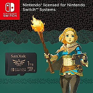SanDisk 1TB microSDXC-Card Licensed for Nintendo-Switch - SDSQXAO-1T00-GN6ZN