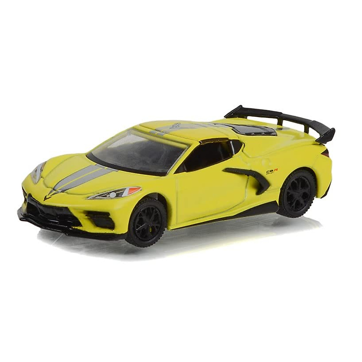 Greenlight 30321 2022 Chevy Corvette C8 Stingray Coupe - 2022 IMSA GTLM Championship Edition - Accelerate Yellow (Hobby Exclusive) 1/64 Scale