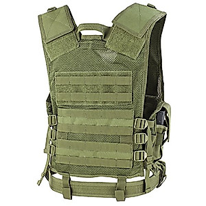 Condor Cross Draw Vest/Tactical Belt (Black, Medium/Large)
