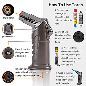 Old Fashioned Smoker Kit, 5 Different Wood Chips Including Complimentary Rosemary,Cocktail Smoker Kit,Whiskey Smoker Kit, Bourbon Smoker Kit,Cocktail Smoker Kit with Torch (no Butane Included)