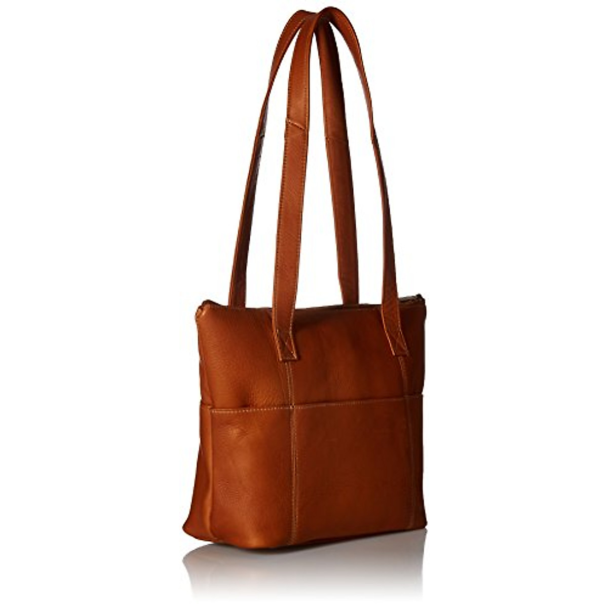 David King & Co. Top Zip Shopping Tote 543, Tan, One Size
