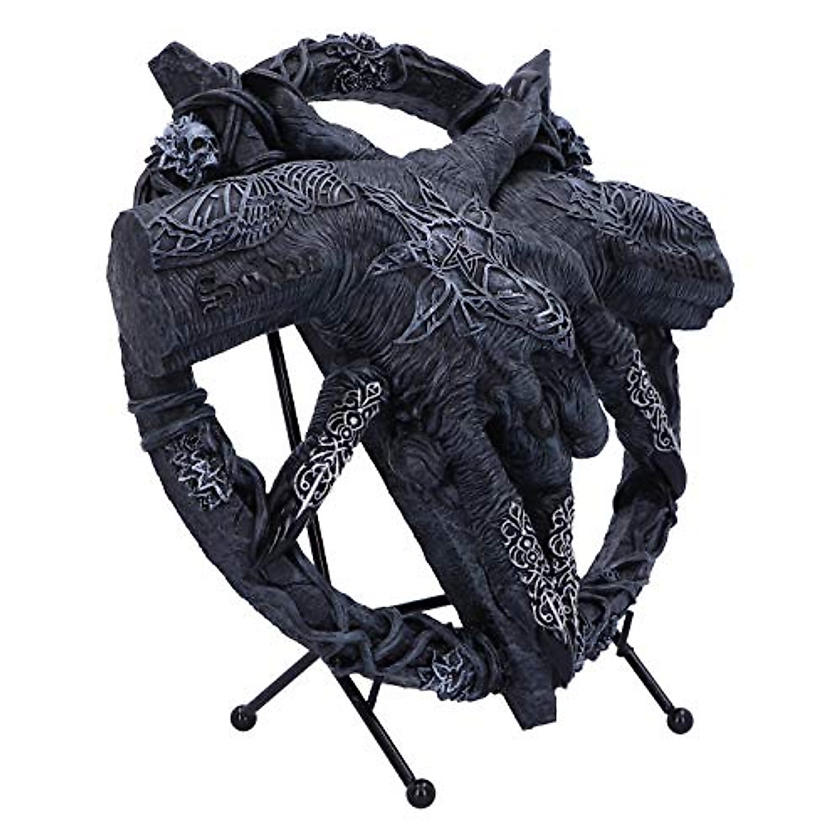 Nemesis Now, Black, 24.5cm Hold of Baphomet Hand Free Standing Plaque