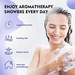 Effiland Aromatherapy Shower Steamers and Soap Holder Set, 6-Pack Shower Bombs with Essential Oils,Bath Gift for Women and Men Relaxing, Lavender, Eucalyptus, Peppermint, Orange Self Care Shower Set