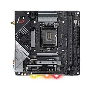Asrock Z490 Phantom Gaming ITX/TB3 Supports 10 th Gen and Future Generation Intel Core Motherboard Processors (Socket 1200), Model Number: Z490 Phantom Gaming-ITX/TB3
