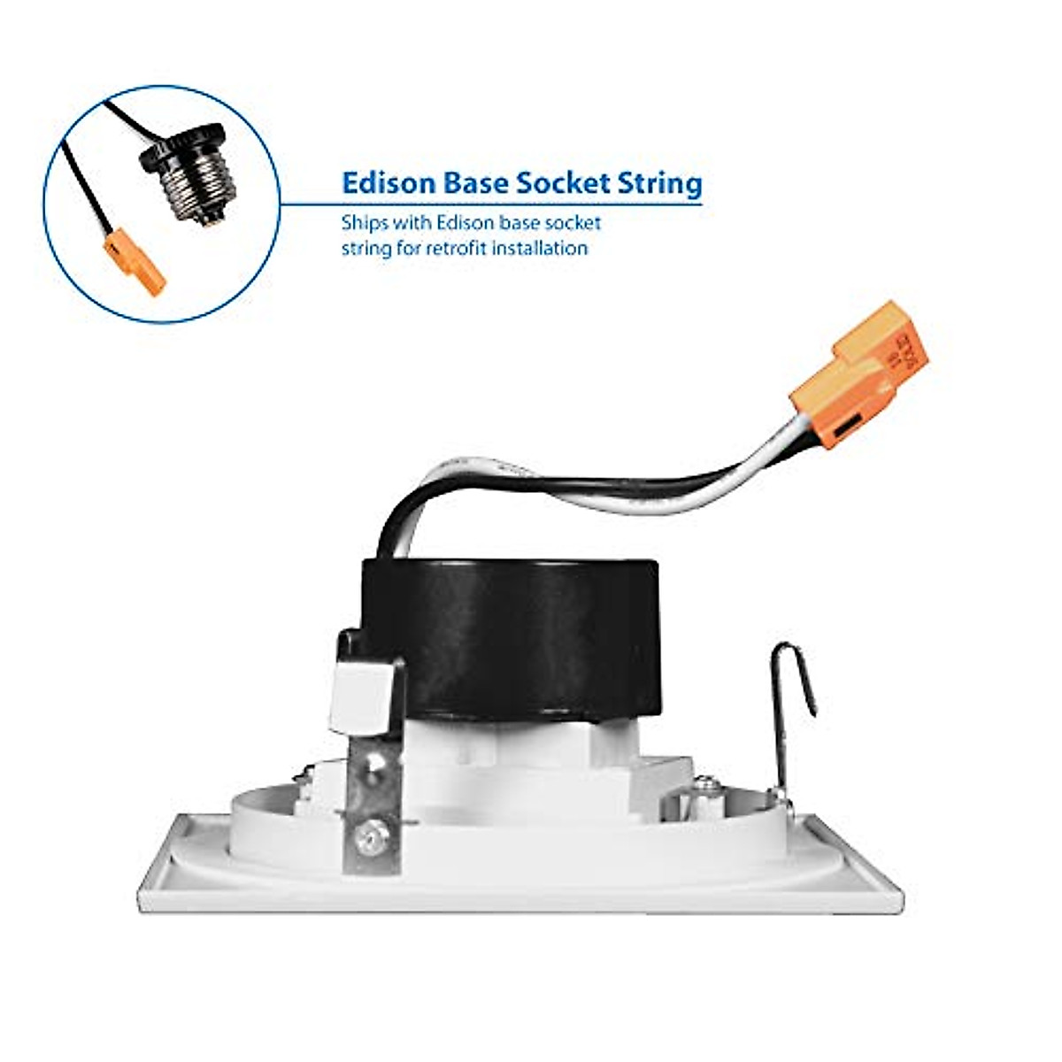 NICOR Lighting DQR4MA11202KWH LED Downlights, Matte White