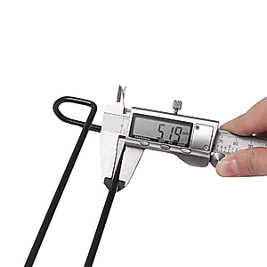 HOJLKLD Wine Glass Rack, 2 Pack Metal Stemware Rack Under Cabinet Wine Glass Holder for Kitchen And Bar (White)