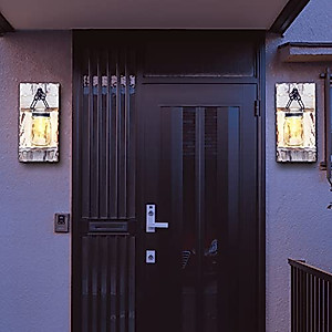 Wall Sconces Decor and 12 Inch Rustic Lazy Susan Turntable