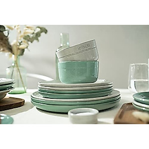 Staub 40508-185 Bowl, Sage Green, 4.7 inches (12 cm), 20.3 fl oz (600 ml), Ceramic Bowl, Ceramic, Microwave Safe, Ceramic Bowl
