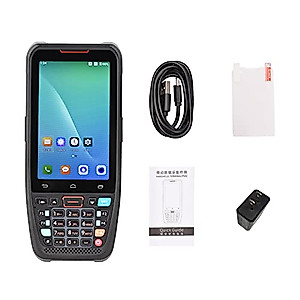 BISOFICE Handheld POS Android 10.0 PDA Terminal 1D/2D/QR Barcode Scanner Support 2/3/4G WiFi BT Communication with 4.0 Inch Touchscreen for Supermarket Restaurant Warehouse Retail Inventory Logistics