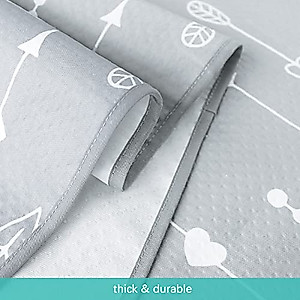 Splat Mat 2 Pack for Under High Chair & Arts & Crafts & Eating Mess, Waterproof Baby Playtime Anti-Slip High Chair Mat for Floor or Table, Reusable & Portable Splash Mat for Under High Chair, 42” ×46”