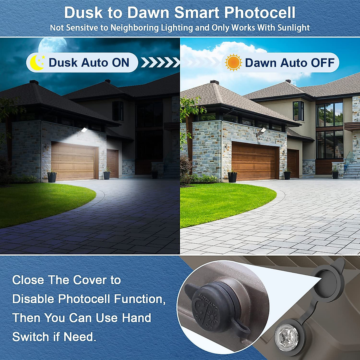 LTBLIGHT Dusk to Dawn LED Parking Lot Lights,240W 220W 200W Outdoor led Pole Light Fixture,(38400lm Eqv 800W HPS) Adjustable Slip Fit Mount, Photocell Commercial Street Area Cool White Lighting