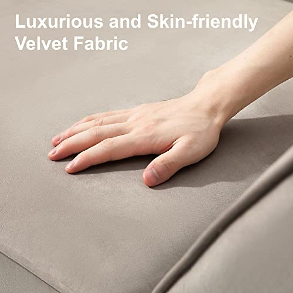 Belffin Modular Sectional Sofa with Double Chaise Velvet U Shaped Sofa Reversible Sectional Couch with Storage Grey