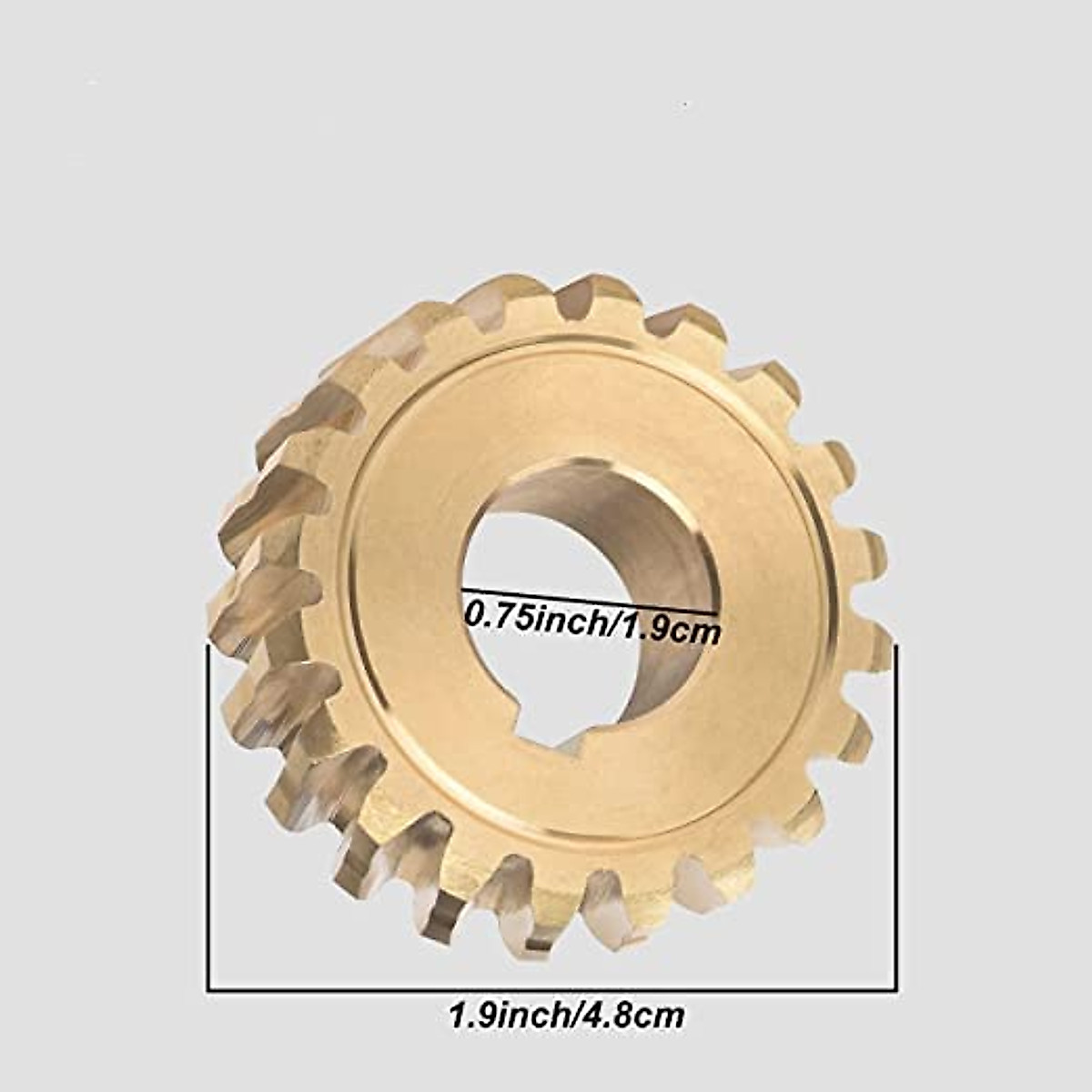 20 Teeth Auger Worm Gear 917-04861 Compatible with Cub Cadet & Craftsman Auger MTD Craftsman Troy Bilt 40" - 42" Snowblower, Replaces 717-0528 717-04449 717-0528A 917-0528A.