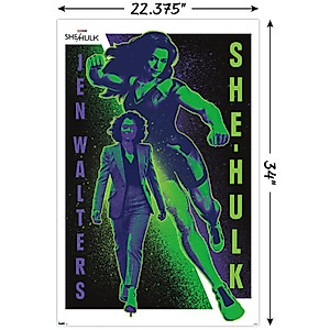 Trends International Marvel She-Hulk: Attorney At Law - Jen Walters Wall Poster, 34L x 22.4W, Unframed Version