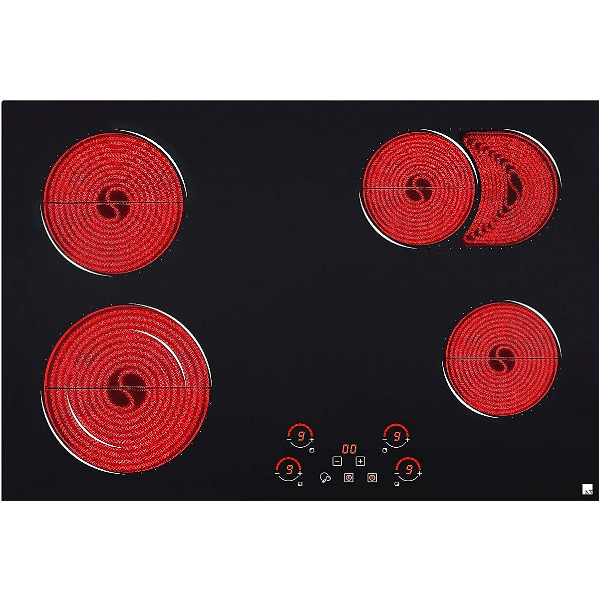 Ramblewood 4 Burner 30" Electric Cooktop, EC4-70, 7200W