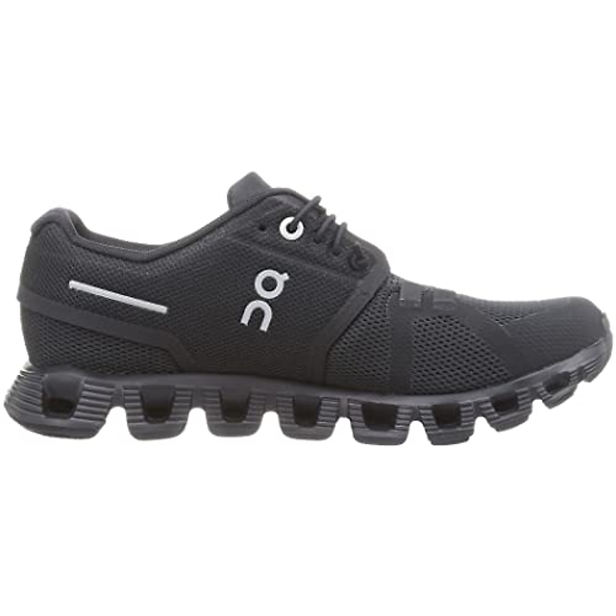 ON Women's Cloud 5 Running Shoes, All Black, 9.5