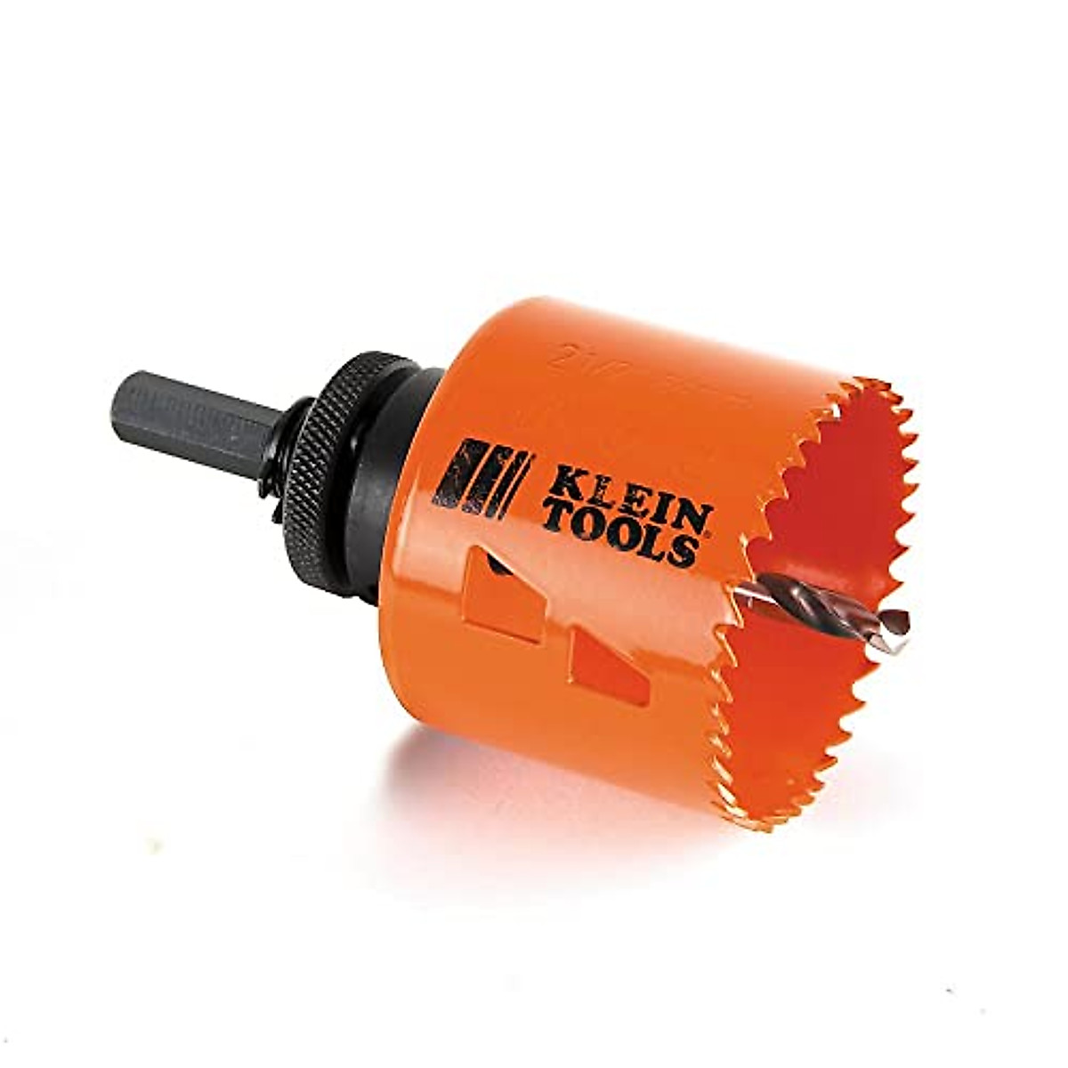 Klein Tools 31940 Bi-Metal Hole Saw for Steel Cutting, Heavy-Duty 2 1/2-Inch Hole Saw