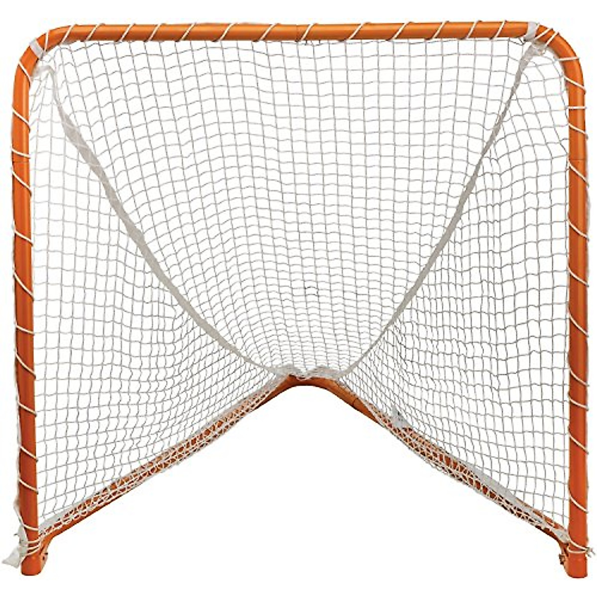 STX Lacrosse Folding Backyard Lacrosse Goal, Orange, 6 x 6-Feet