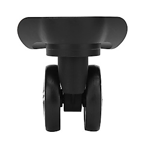 2 Pcs Luggage Suitcase Wheels, Replacement Luggage Wheels Swivel Luggage Mute Wheel Outdoor Mute Double Row Wheel with Multiple Screws for Draw‑bar Box Code Case