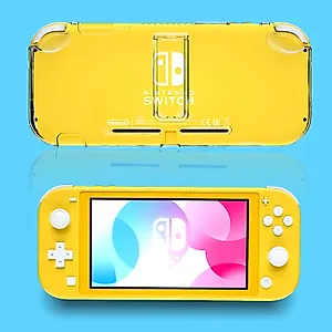 Clear Case for Nintendo Switch Lite with Kickstand, Hard Case for Nintendo Switch lite with Stand