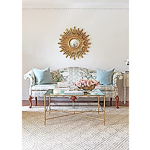 SAFAVIEH Palm Beach Collection Area Rug - 5' x 8', Beige & Beige, Sisal Design, Non-Shedding & Easy Care, Ideal for High Traffic Areas in Living Room, Bedroom (PAB360A)