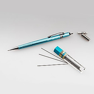 Pentel Sharp Mechanical Pencil (0.7mm) Metallic Barrels, Assorted Colors (MP1/MS/MK1), 3-Pk (P207MBP3M1)