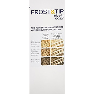 Clairol Nice'n Easy Permanent Hair Dye, Frost & Tip Hair Highlights Hair Color, Pack of 3