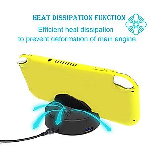 J&TOP Charging Dock for Nintendo Switch Lite, Charging Station with 2 USB Ports Compatible with Wired Controllers