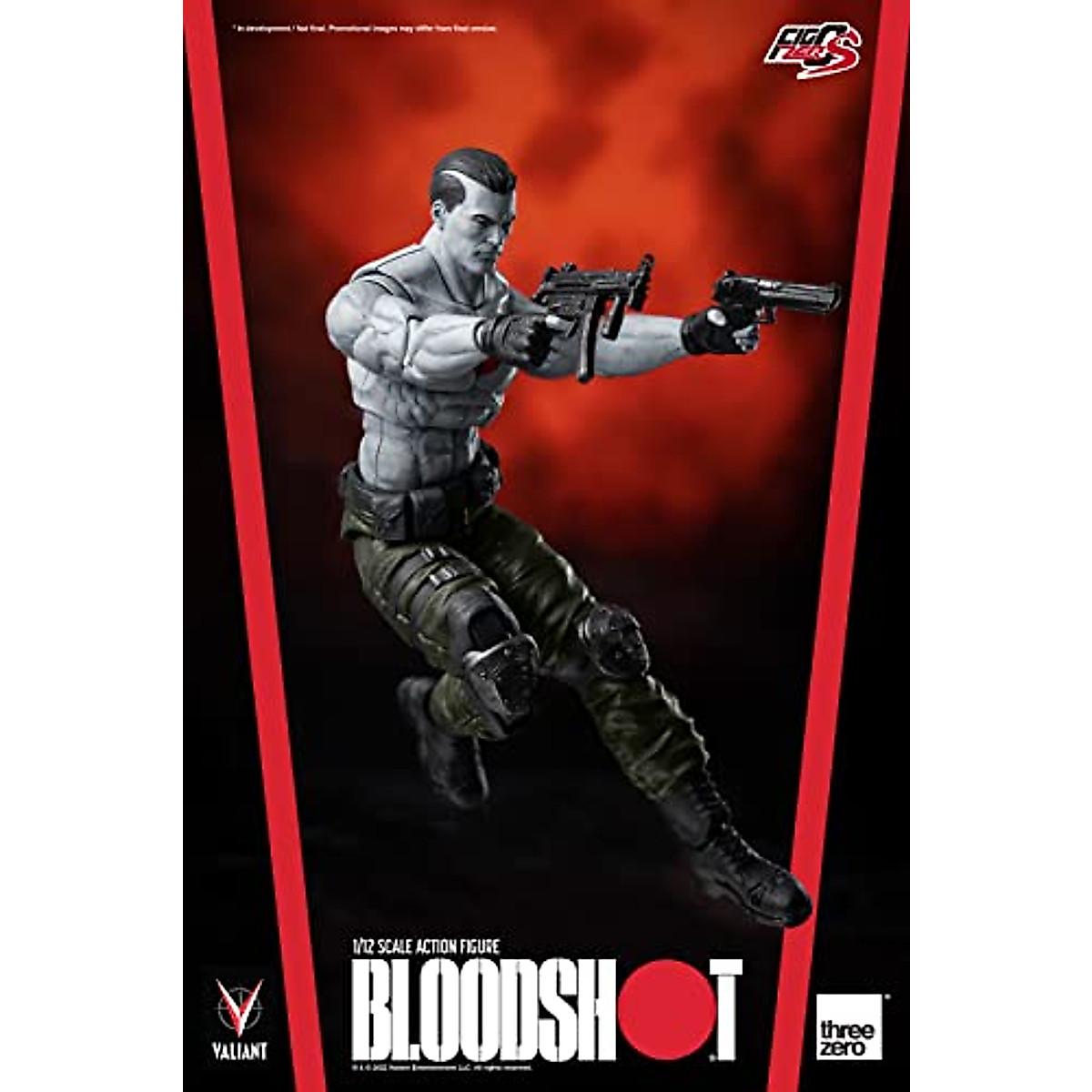 THREEZERO Valiant Bloodshot FigZero S 1:12 Scale Action Figure