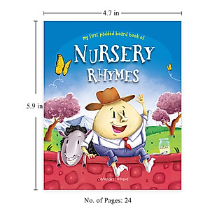 Nursery Rhymes Board Book: Illustrated Classic Nursery Rhymes (My First Book series)