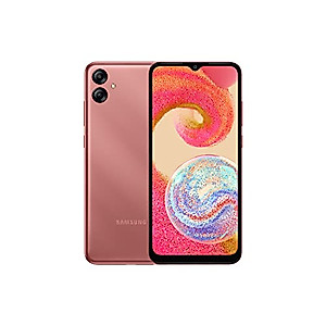 SAMSUNG Galaxy A04e (SM-A042M/DS) Dual SIM 32GB, 6.5" GSM Unlocked, International Version (32GB SD Card Bundle) - Copper