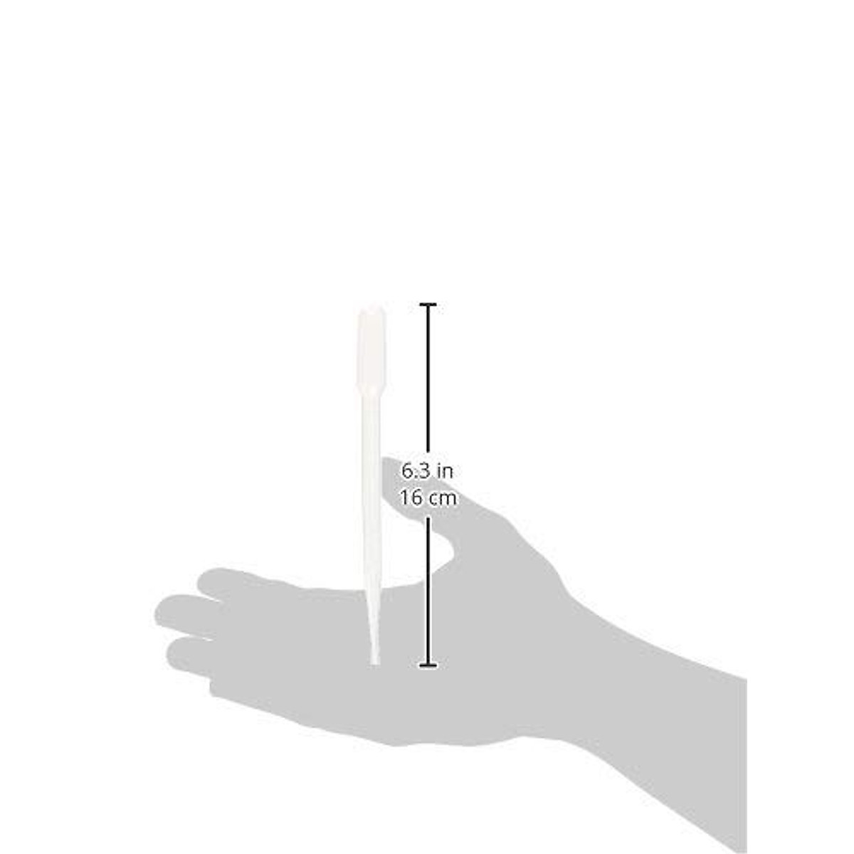 50Pcs 3Ml Transfer Pipette Graduated Dropper Convenient