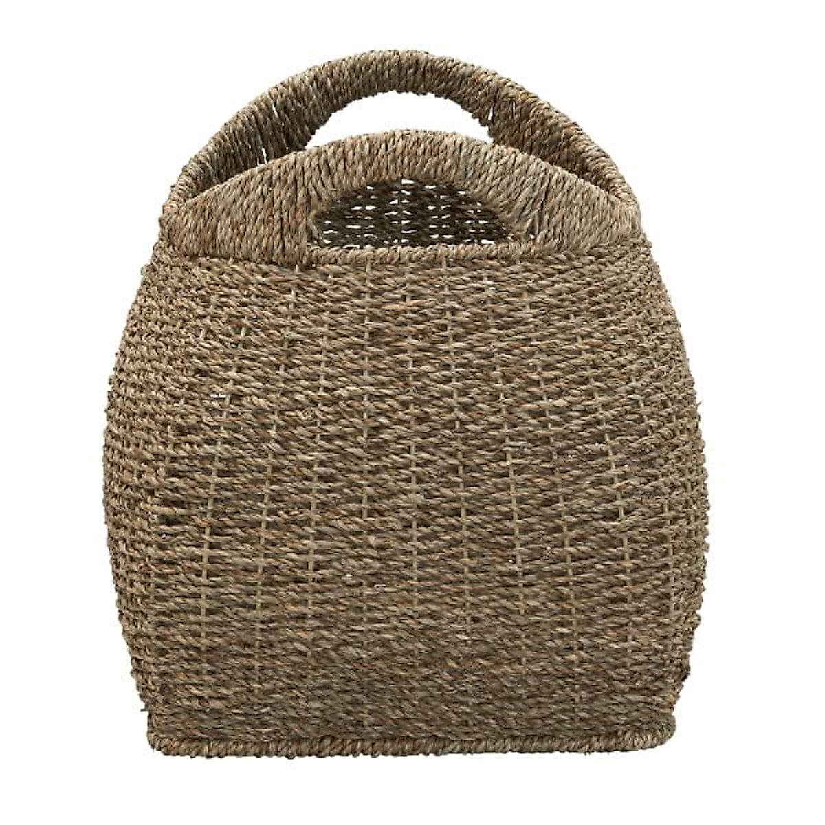 Household Essentials Handled Basket, Natural Seagrass