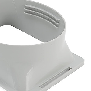 Tnfeeon 5.9 Inch Portable Air Conditioner Exhaust Hose Coupler Window Adapter AC Unit Tube Connector Mobile Air Conditioning Accessories & Parts Window Adapter to Round Window Adapt